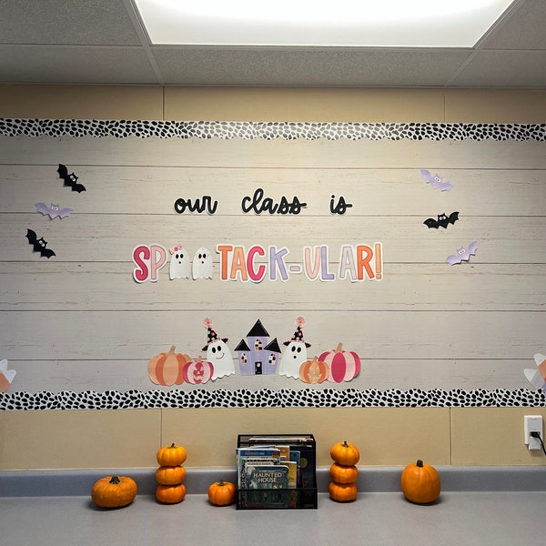 Halloween Bulletin Board Kit | Trendy Halloween Bulletin Board for ...