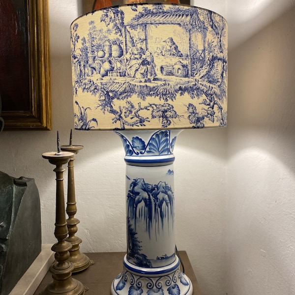 Nautical Lampshade, Sea Turtle Lamp Shade, Ocean Lampshade, Blue Sea ...