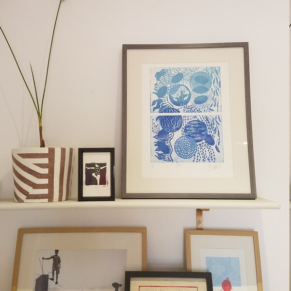 Reef, Etching on Paper, Handprinted and Signed, Limited Edition ...