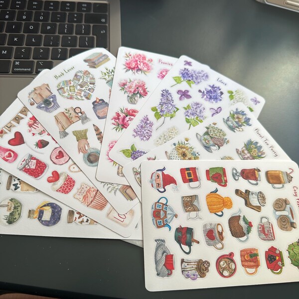 Baking Sticker Sheet, Recipe Book Stickers, Cooking Stickers ...