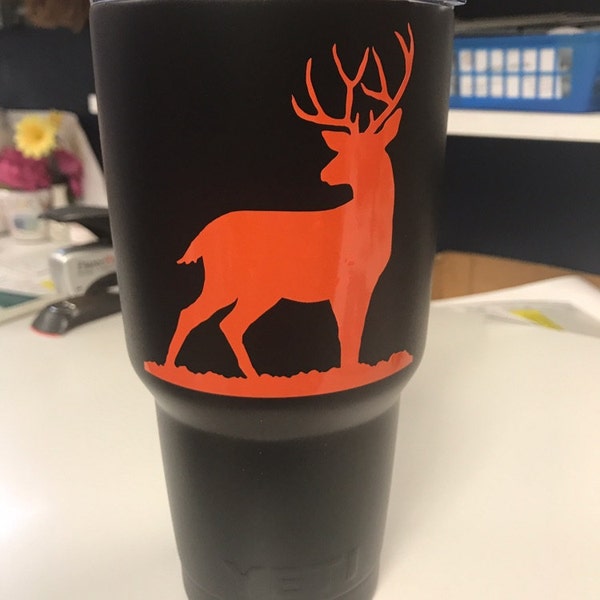 Deer Hunting Buck Standing SVG File Cutting Template-buck Silhouette ...