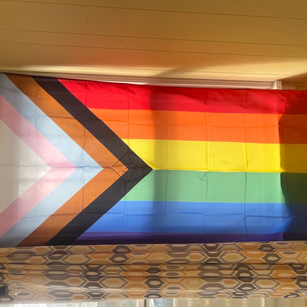 Limited Edition 3'x5' Digitally Printed Progress Pride Flag *licensed ...