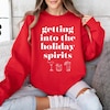 Gildan 18000 Red Sweatshirt Mockup | G180 Red Crewneck Mockup | Model ...