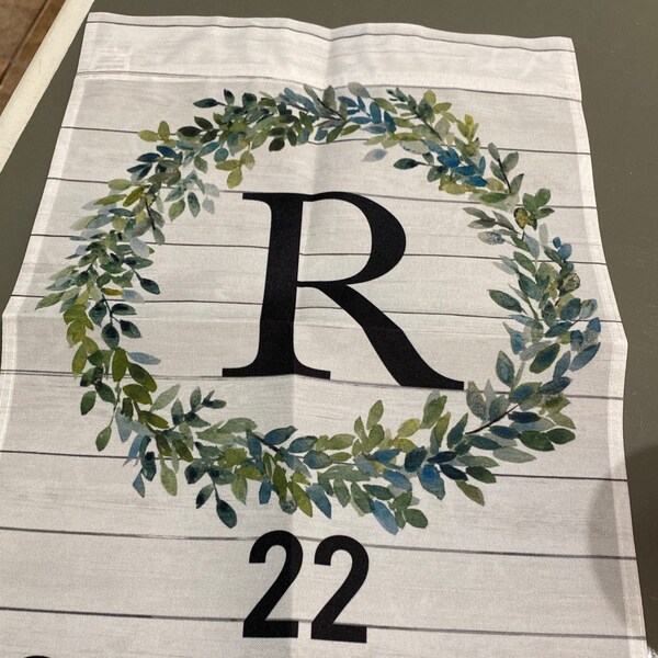 Address Garden Flag - Address Garden Flag Personalized - Spring Garden ...