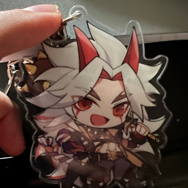 Itto and Gorou Keychains - Genshin Impact Acrylic Charm - Etsy