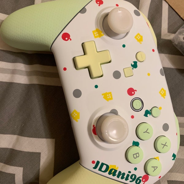 Custom Animal Crossing Themed Nintendo Switch Pro Controller - Etsy