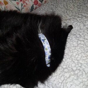 Pink Roses Cat Collar With Bell Cat Breakaway Collar Custom Made - Etsy