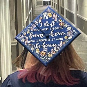 Embroidered Graduation Cap Topper Lemon Graduation Cap - Etsy