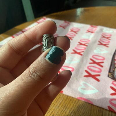 Viking Runes Beads / Runic Alphabet Dreadlock Bead / Hair Wrap Bead ...