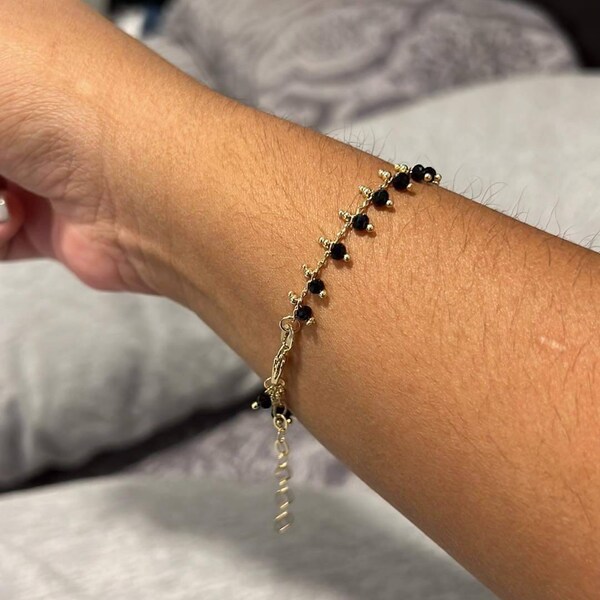 Hoop Beaded Earrings, Wire Wrap, Mix Metal Jewelry, Gold-filled and ...