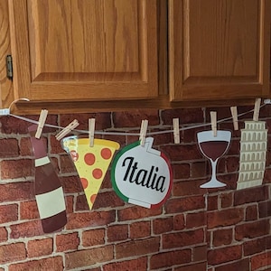 35 Italian Photo Booth Props Italy Themed Party Props Love - Etsy