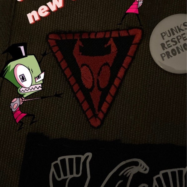 Irken Invasion Insignia - Invader Zim - Shiny Metallic Embroidered. - Etsy