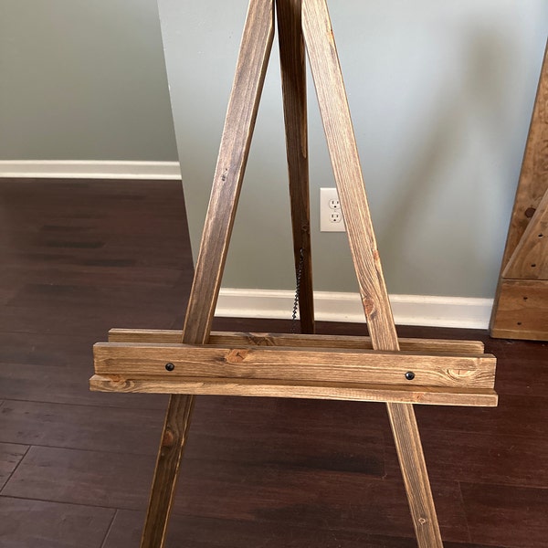 Wooden Easel - Wedding Sign Stand - Floor Easel for Welcome Sign ...