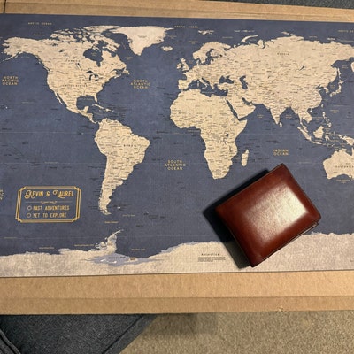 Flight Patterns World Map Poster 24x36 - Etsy