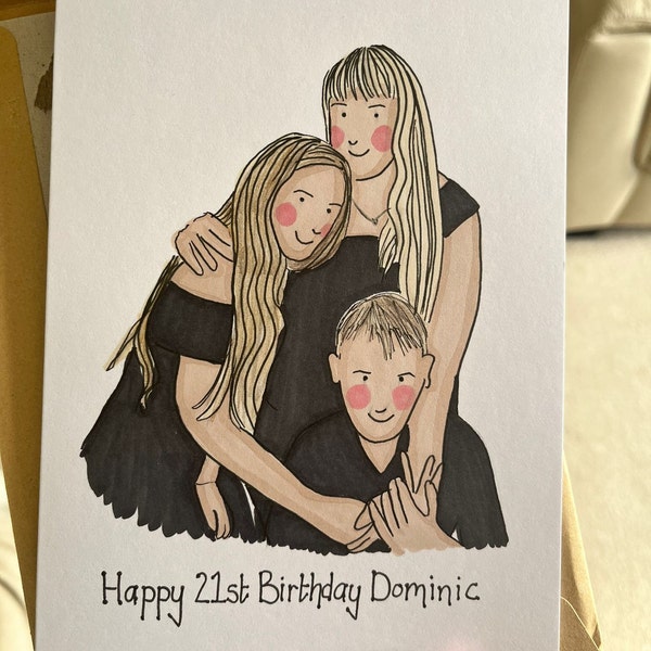 Personalised Illustration, Live Drawing, Guest Drawing, Couple Portrait ...