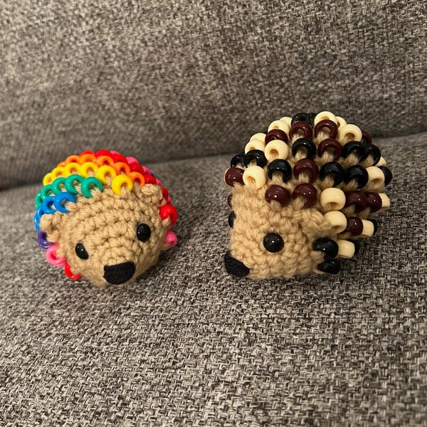 Beaded Fidget Hedgehog Crochet Pattern Crochet Fidget Toy Fidget ...