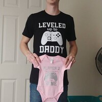 Leveled up Shirt,dad and Son Matching Shirts Shirt,new Dad Shirt,dad ...