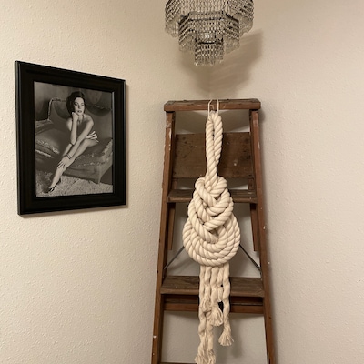 Fiber Art Sculpture Large Macrame Wall Hanging Wall Tapestry Rope Art ...