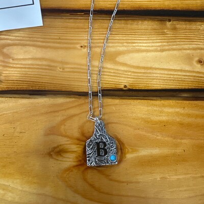 Genuine Leather Cowhide Cattle Tag Stud Earrings, Hair on Hide Ear Tag ...