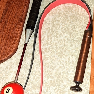 Demon Tail Whip Rubber Fetish Tool Heavy Duty BDSM Toy Bondage hecho a ...