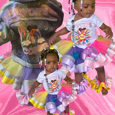 Kids Custom Character Outfit Girl Customized Overalls Gracies Corner ...