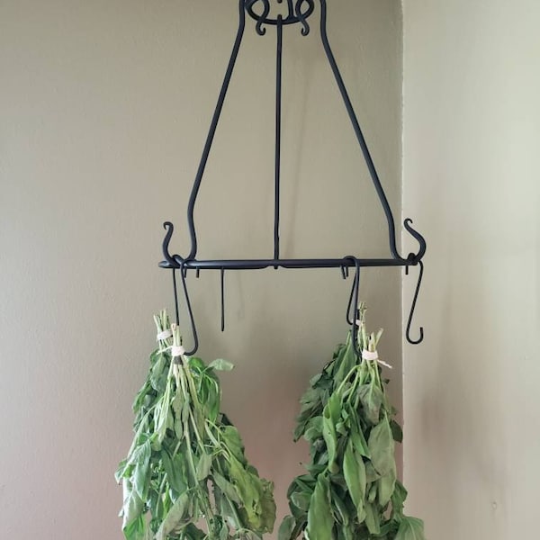Made to Order- Hanging Herb Drying Rack - Etsy