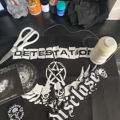 ANTI MUSIC Embroidered Patch Grindcore Mincecore - Etsy