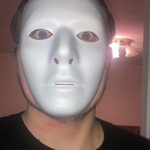 Cesar/caesar 1983 Blank Male Mask RECASTS Kabuki Mask Joey Mask ...