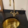 Unlacquered Brass Glass Rinser for Kitchen Sinks, Kitchen Sink ...