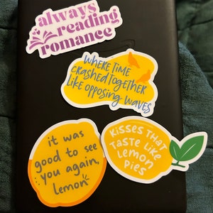 Love and Other Words Sticker Romance Book Merch - Etsy