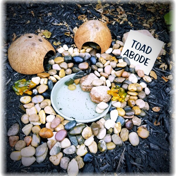 Toad Abode Funny Garden Sign Toad House Garden Sign Cute Gift for ...