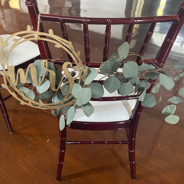 Laser Cut Chair Sign, Bride to Be Chair Sign, Chair Sign, Bridal Chair ...