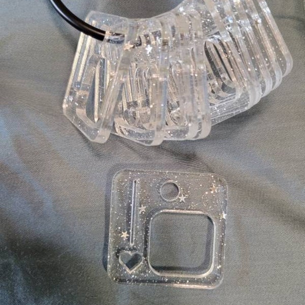 ACRYLIC Thread Drops | Floss Drops | Organiser Drop for Cross Stitch ...