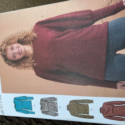 Simplicity S8875 Sewing Pattern, Misses and Women's Plus Size Deep V ...