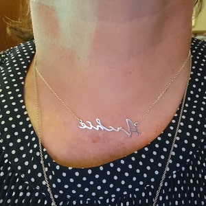 Personalized Name Necklace Minimalist Name Necklace by - Etsy