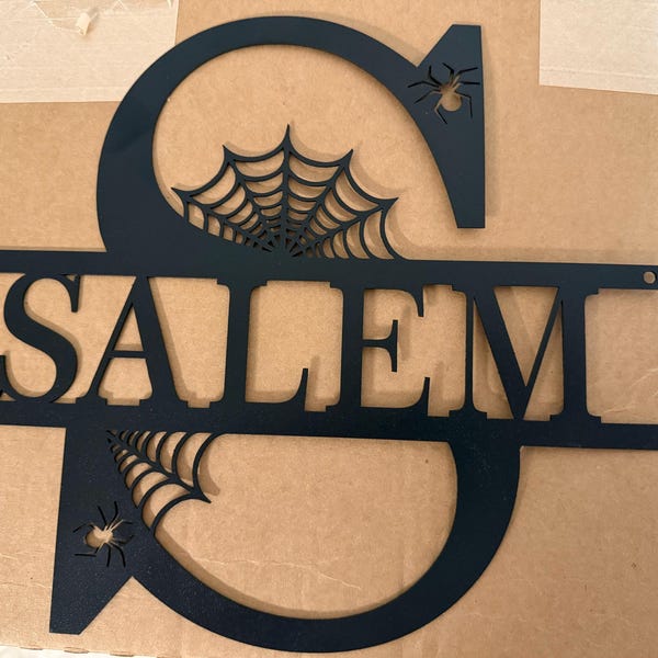 Personalized Halloween Alphabet Letters | Halloween Family Name Sign ...