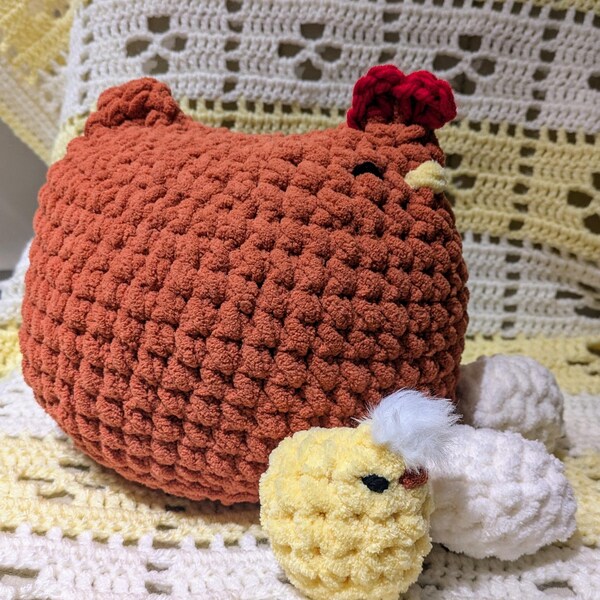 Mama and Mini Mabel Chicken™ CROCHET PATTERN - Etsy