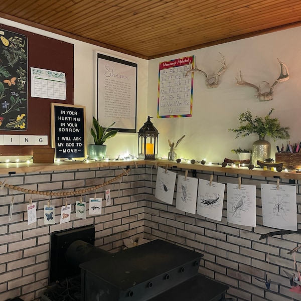 Deuteronomy 6:4-9 Shema. Bible Verse Wall Art. Christian Gift. Modern ...