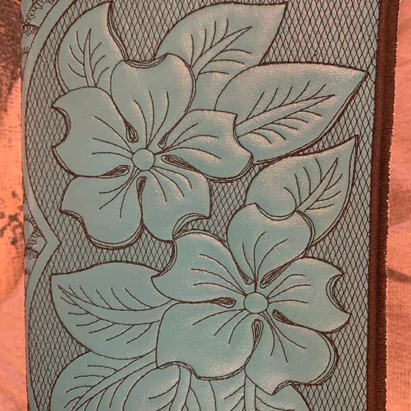 In the Hoop Cover for Book Flowers Machine Embroidery Design ITH ...
