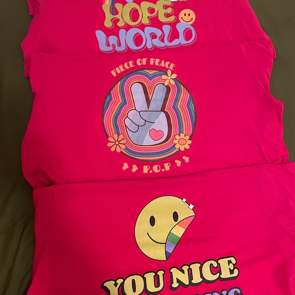Hope World Hobicore Unisex Shirt Tshirt | Hobihearteu Shop - Etsy