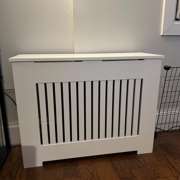 STELLA Radiator Cover Cabinet, White Finish, Any Custom Sizes Available ...