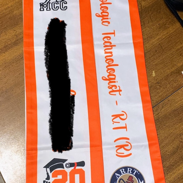 Custom Medical Assistant Graduation Stole, Personalized RN Nursing ...