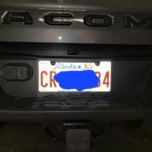 Rock on Skeleton Hand License Plate, High Quality Black Carbon Steel ...