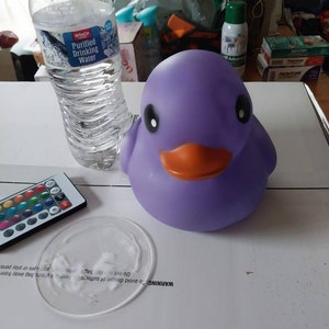 LED Light up Giant Rubber Duck-solid Series-7 Inch-batteries Included ...