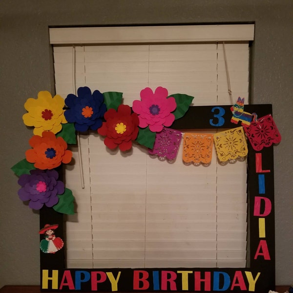 Fiesta Paper Flowers,colorful Classroom Decor, Nursery Wall Art,mexican ...