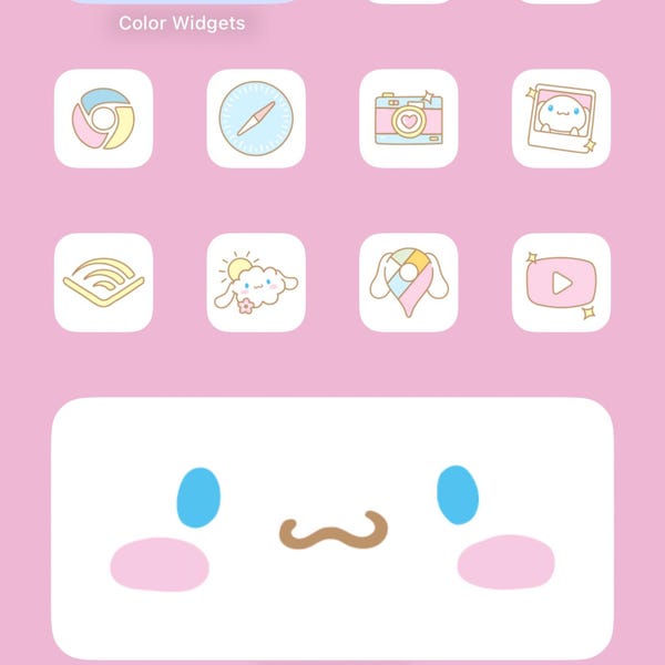 Icon Pack Cute Kawaii Aesthetic - Pink and Purple - Doodle Style Hand ...