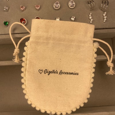 100 Gray Drawstring Pouch Small Jewelry Packaging Pouch Bags - Etsy