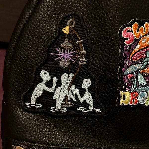 What in Oblivion Embroidered Patch. Gaming Inspired Patches. Iron on ...