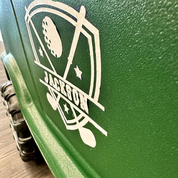 Custom Golf Cart Vinyl Decal, Custom Player Golf Cart Sticker Decal - Etsy