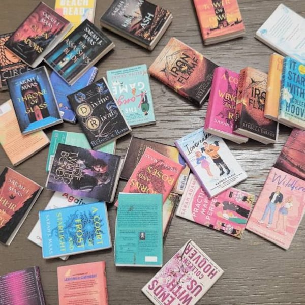 Mini Book Blanks / Mini Foam Books for TBR Jars / Book Ornaments / Book ...